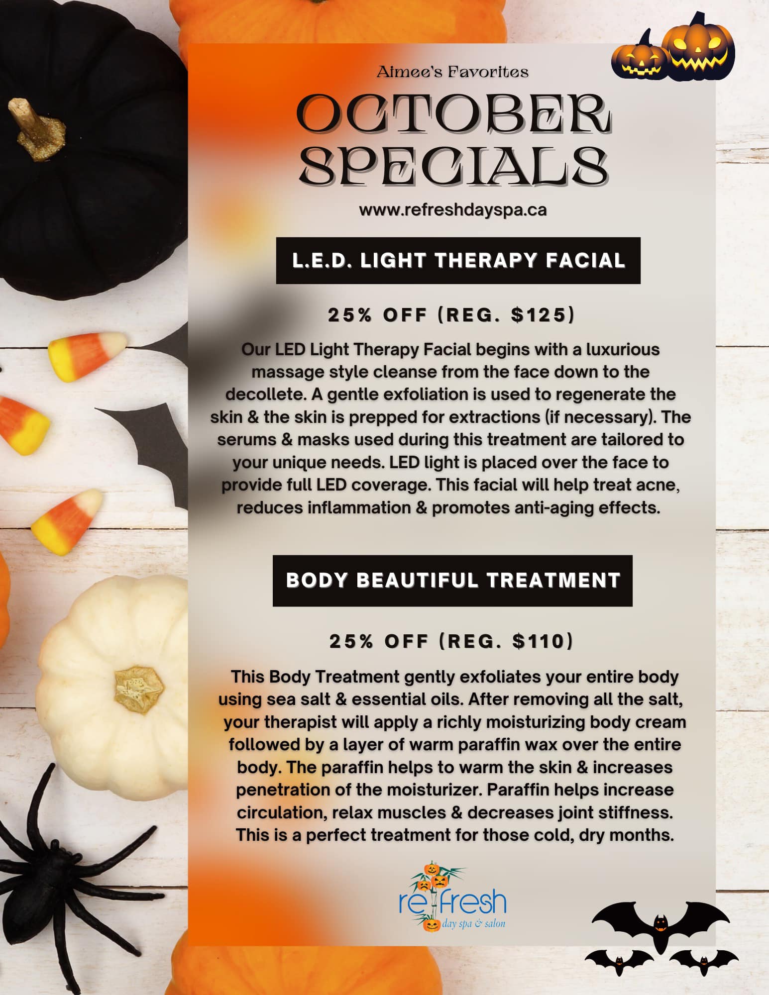 Specials Archives - Refresh Day Spa